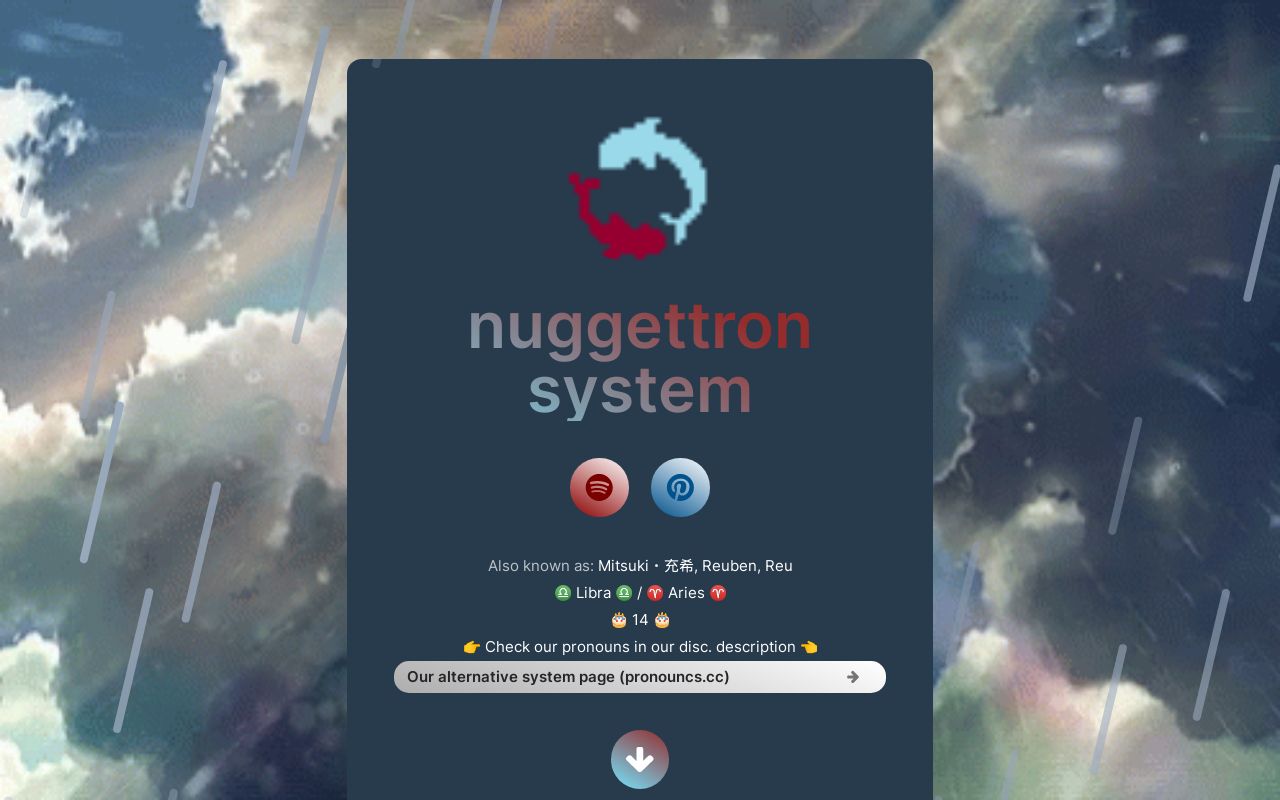 nuggettron's carrd